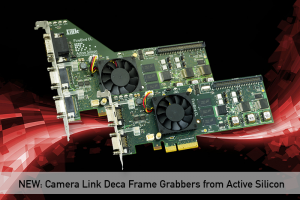 High speed and high resolution imaging with advanced frame grabbers ...