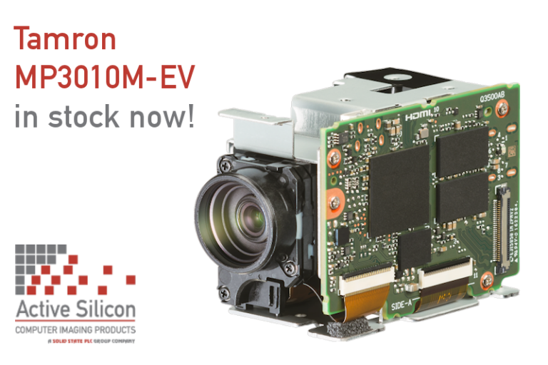 Active Silicon | News | Tamron MP3010M-EV AF-Zoom camera