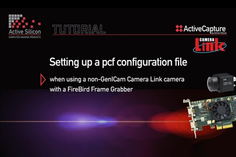 Pcf file tutorial | News | Active Silicon