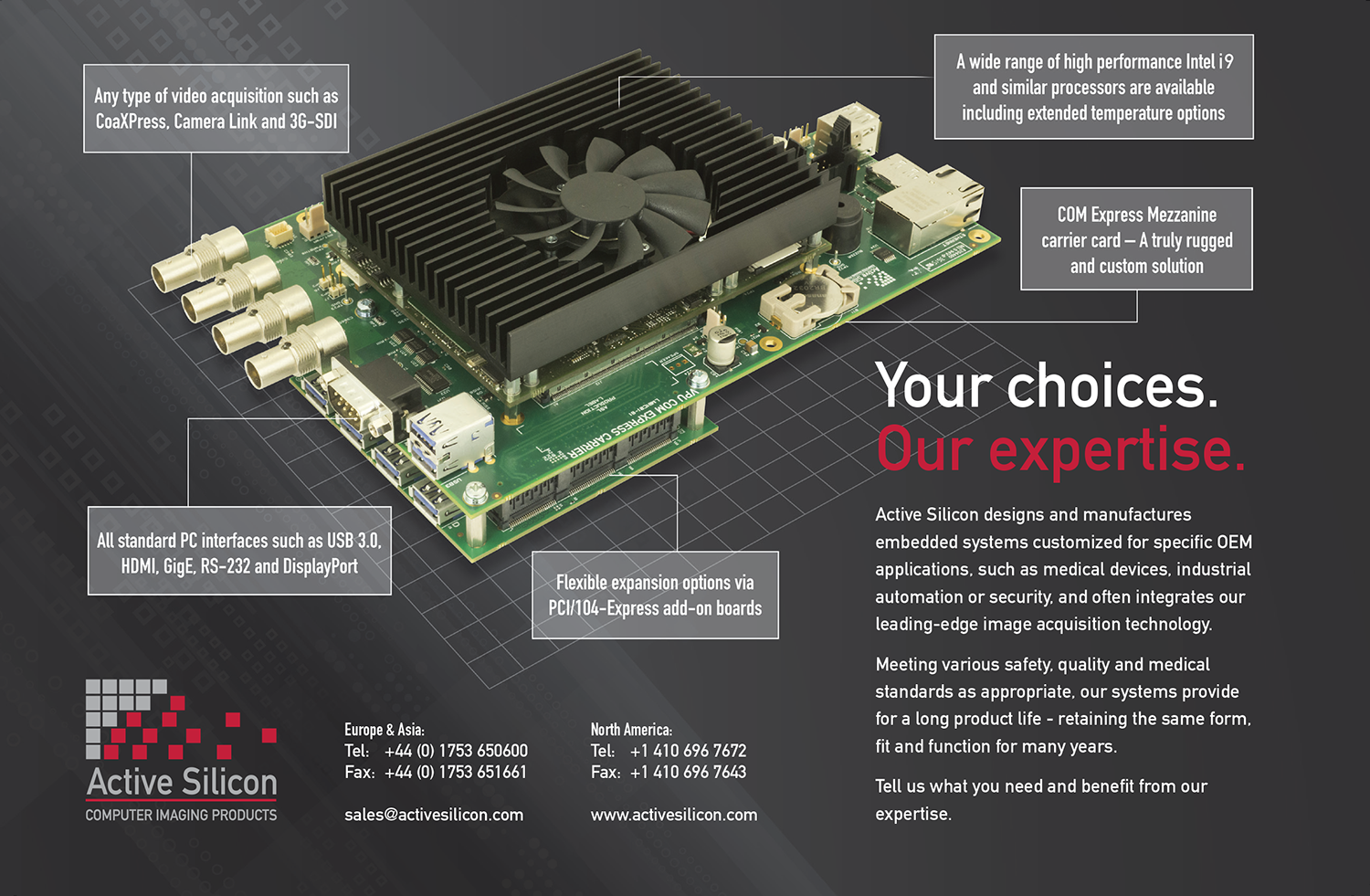 Embedded Vision Systems - Active Silicon